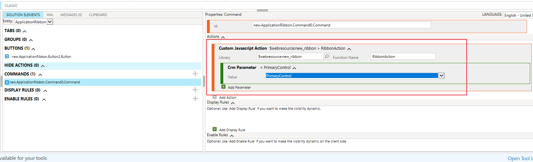 Global ribbon Customization in Dynamics 365 | Dynamics Chronicles Global ribbon Customization in Dynamics 365 | Dynamics Chronicles